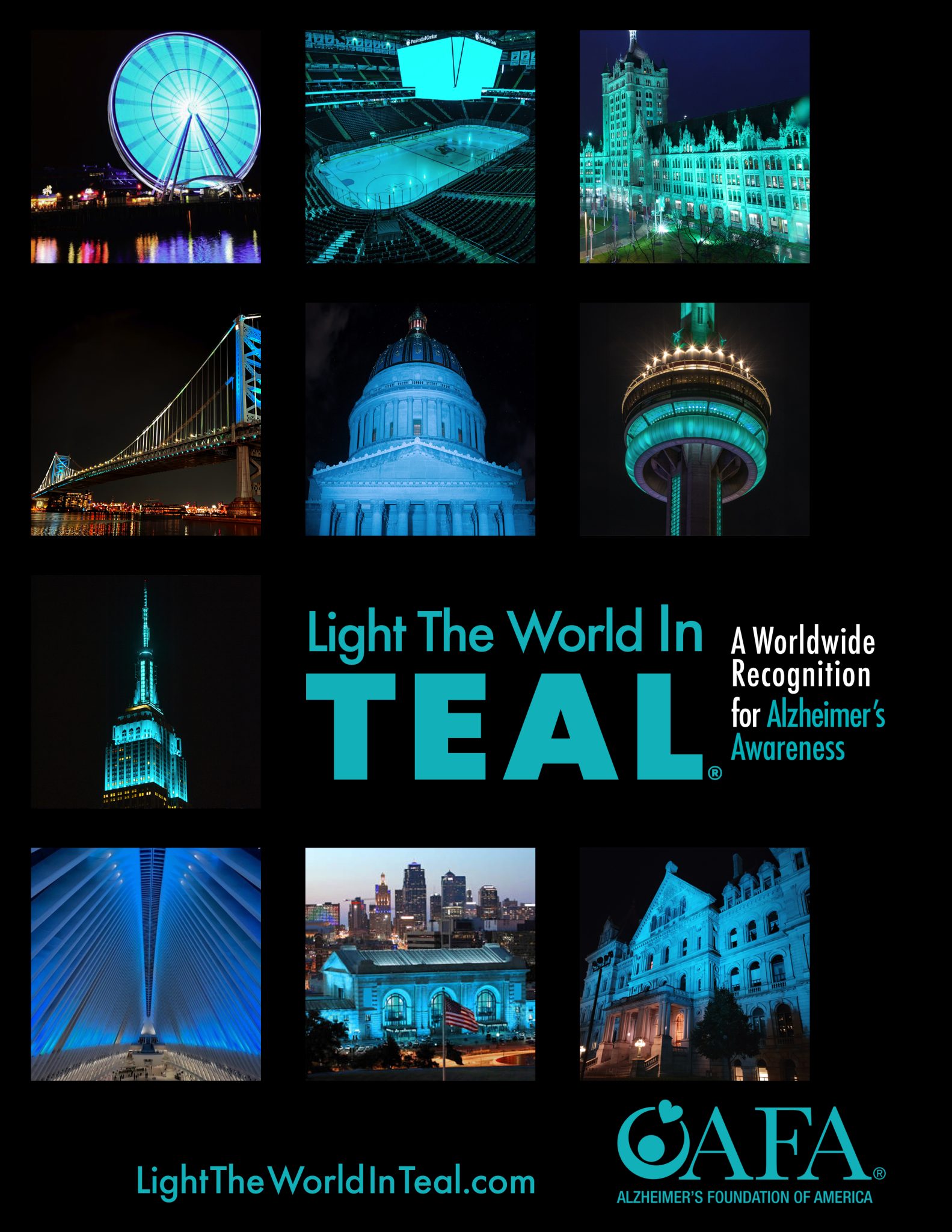 Alzheimer’s Foundation of America to Light the World in Teal for ...
