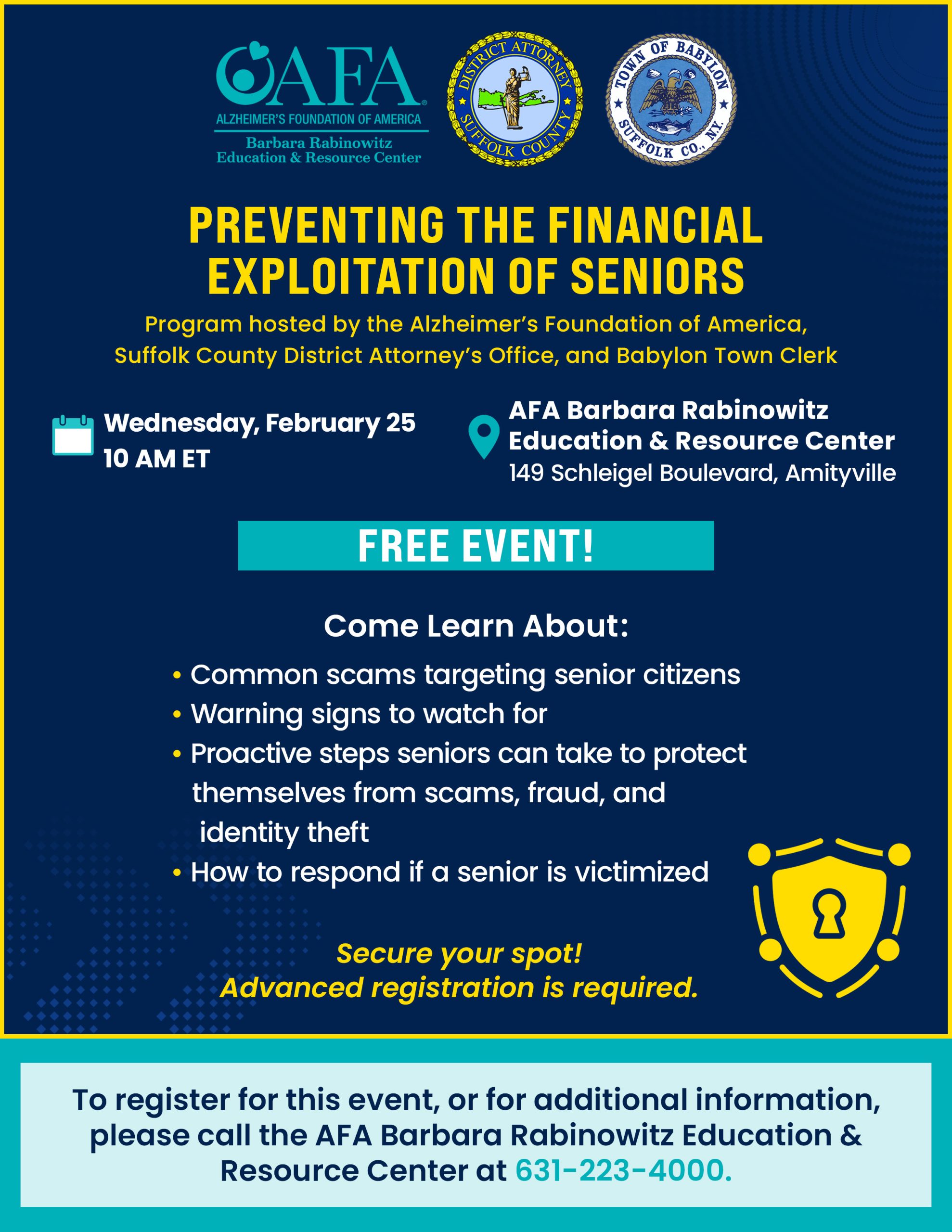 Prevent the Financial Exploitation of Seniors | Alzheimer's Foundation ...